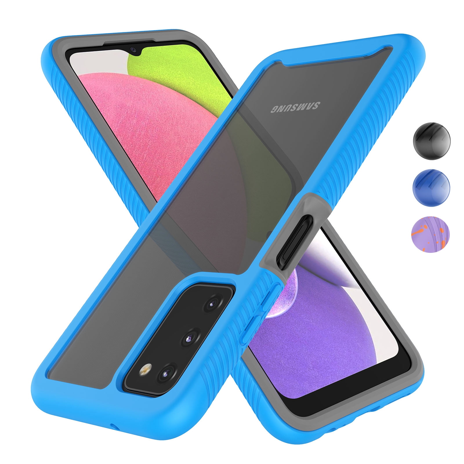 Takfox Samsung Galaxy A03S Case, Shock Absorbing Rugged Protective ...