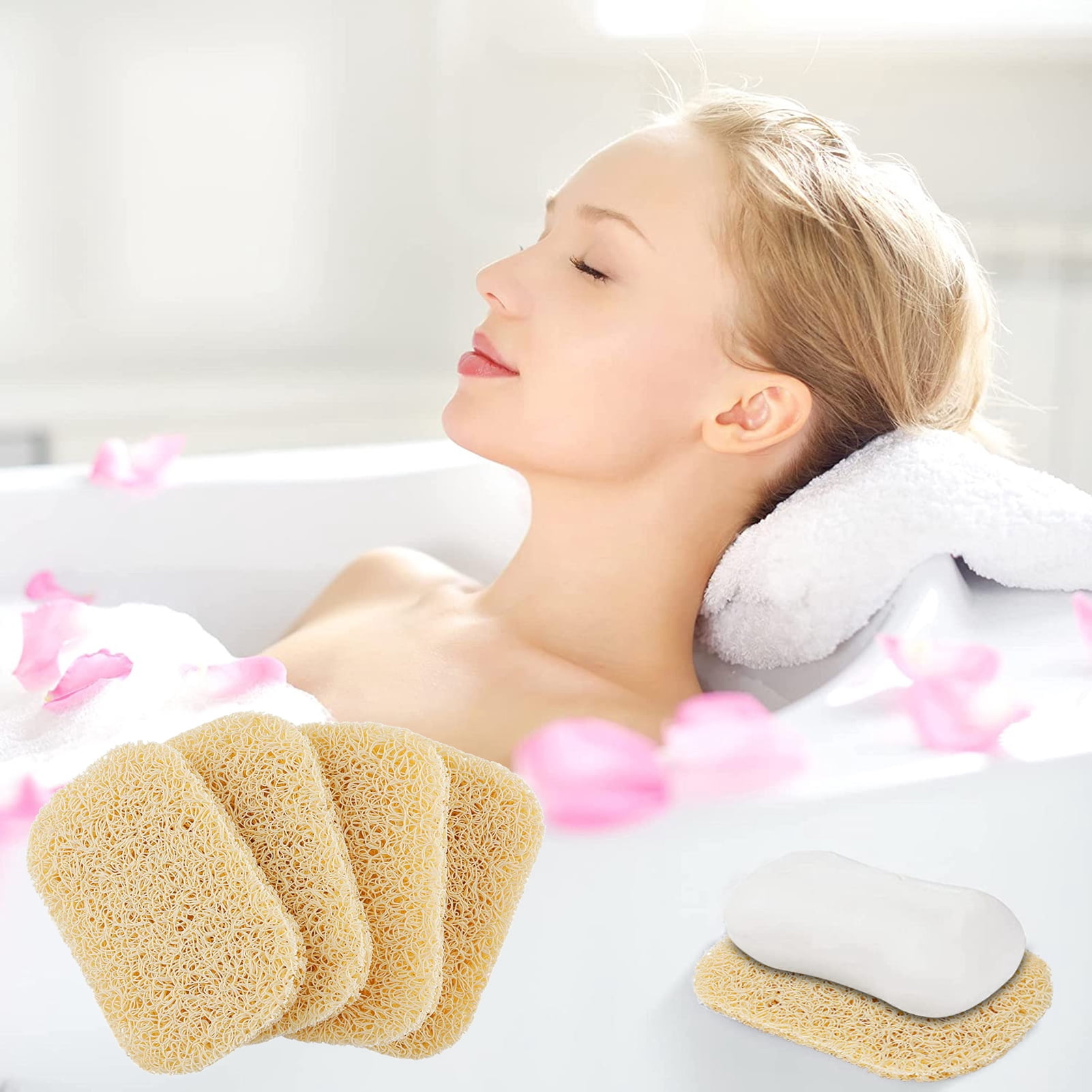 Soap Savers Pads, 4Pcs BPA Free Soap Holder for Bar Soap Non-Slip Self ...