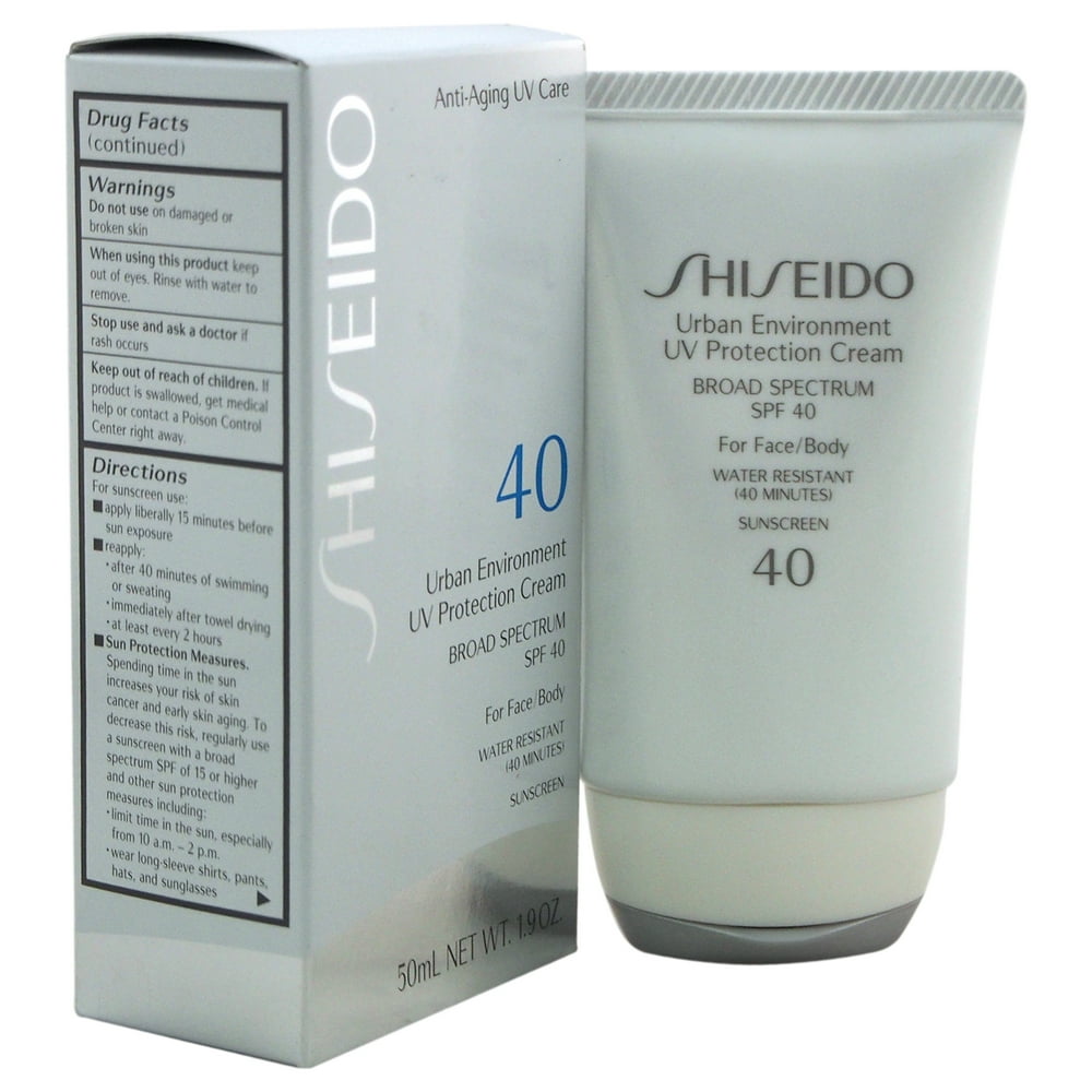 Shiseido - Urban Environment UV Protection Cream Broad Spectrum SPF 40 ...