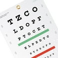 UCanSee Snellen Eye Chart Visual Acuity Chart 14x9 in - Walmart.com
