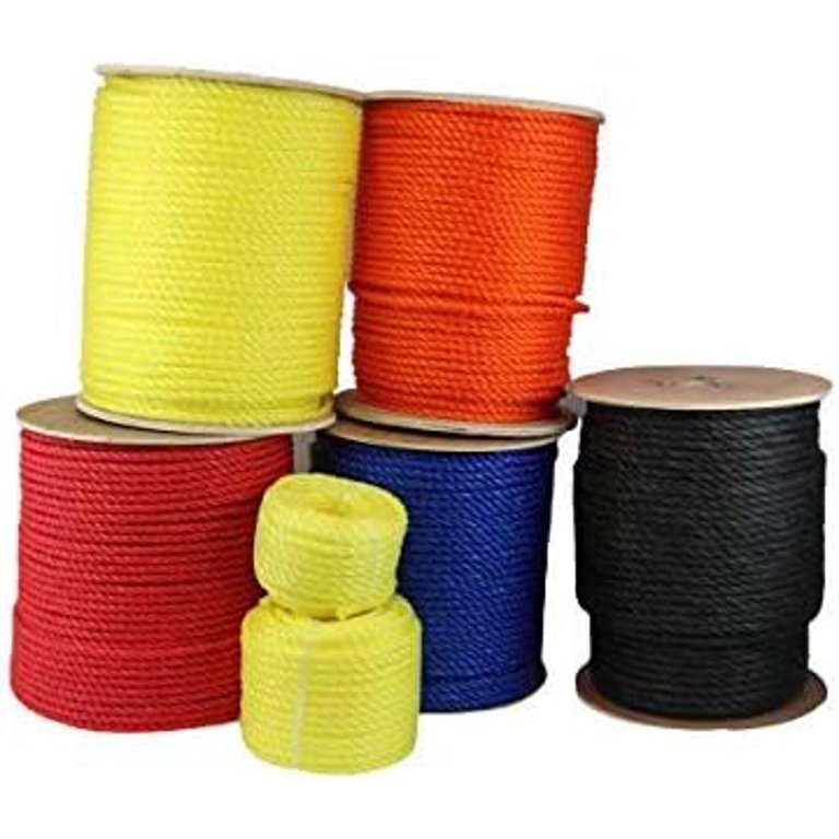 Polypropylene Rope Diamond Braided Nylon Rope Mix Thick Heavy Duty ...