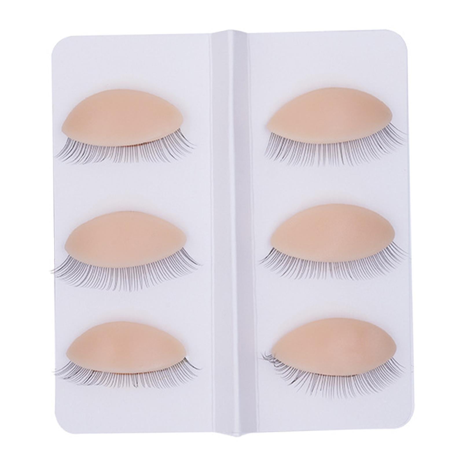 6 Pieces False Eyelashes Extension Eyelids Beginner Eyelash Practice ...
