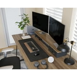 FENGE Dual Monitor Stand - 42.5 Riser with Acrylic Drawer - Walmart.com