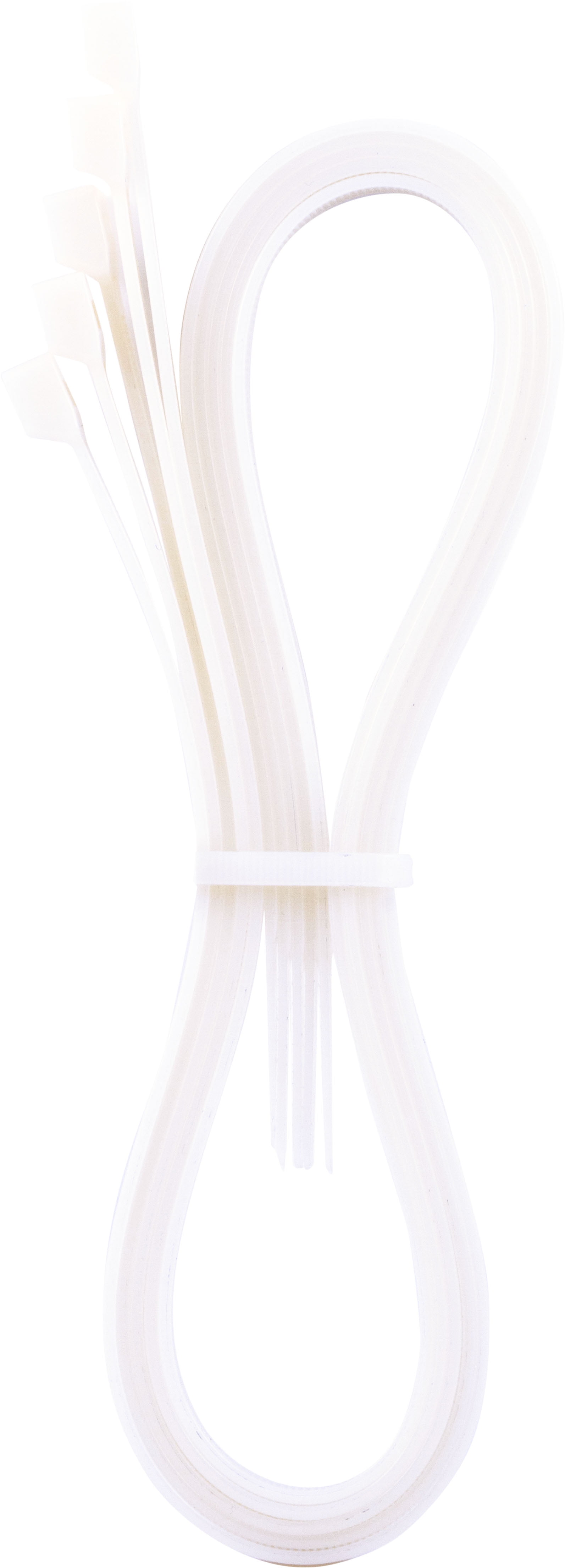 Hyper Tough 24in. Clear Zip Ties 5 Pack, 180lb Tensile Strength, Nylon ...