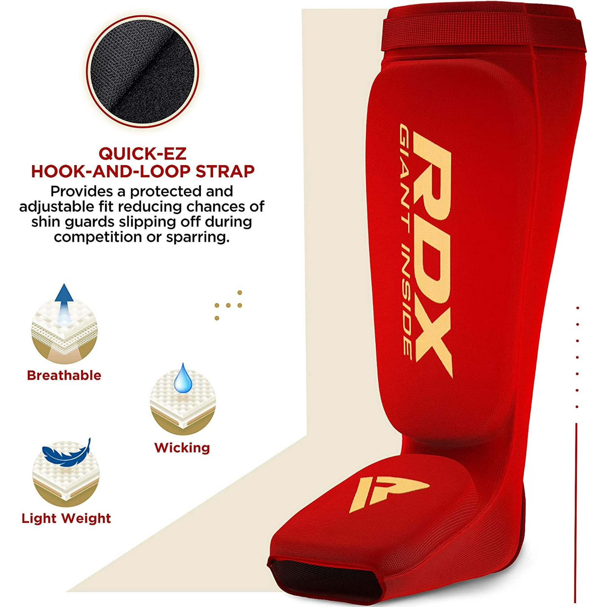 Click here for Rdx Shin Guards Foam Pads Support Youth Boxing Ins... prices