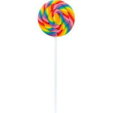 Jumbo Swirl Lollipops, 6 Piece Suckers Pack, Big Fun for Kids, Carnival ...
