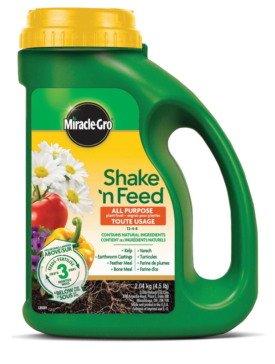 Miracle-Gro Shake N Feed All Purpose Plant Food - 2.04kg - Walmart.ca