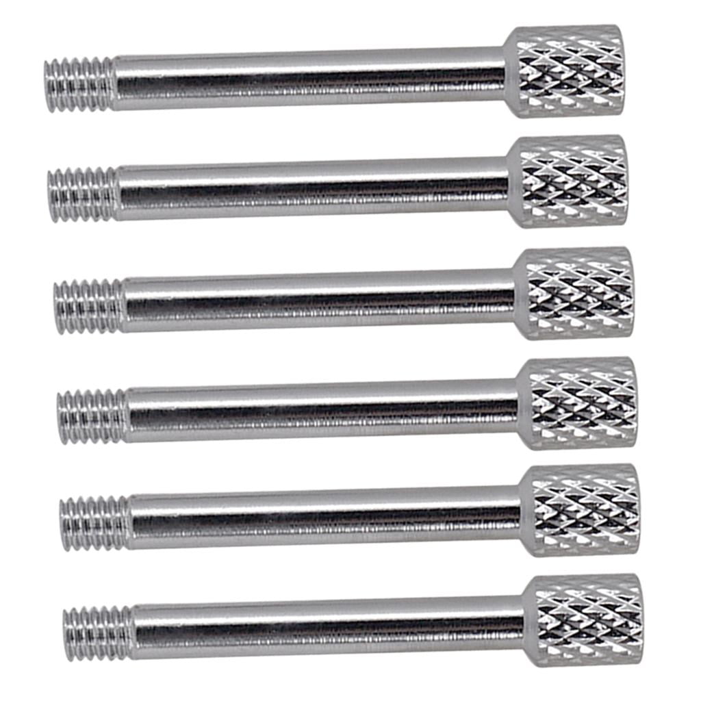 6 Pieces Electric Guitar Tremolo Bridge Saddle Clamp String Screws ...