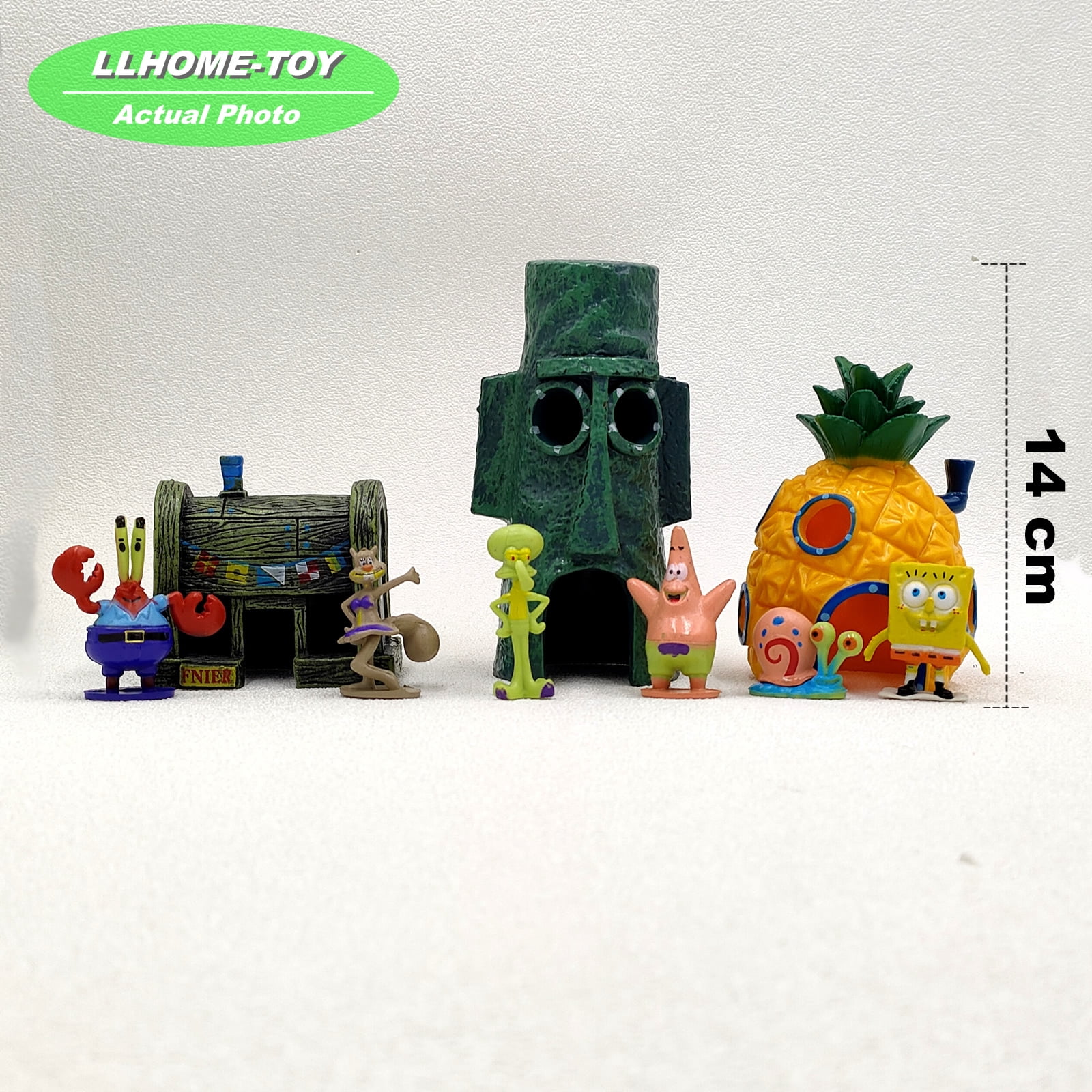 Fish Tank Decor Penn Plax SpongeBob & Patrick Combo Pack Pennplax Resin ...