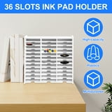 Austok 36 Slots Ink Pad Printing Storage Box Large Capacity Items ...