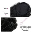 Deep Water Wave Drawstring Ponytail Human Hair Extensions Brazilian ...