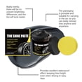 Car Tire Gloss Paste, Tire Polishing Shining Cream for Cleaning ...