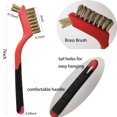 6-Pack Brass Bristle Cleaning Brushes - Anti-Static & Non-Scratch ...