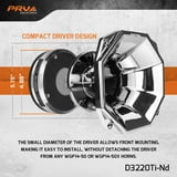 PRV Audio Pro 220W Max Titanium Diaphragm Compression Driver with ...