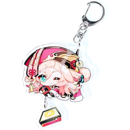 CPDD CPDD Exquisite Keychain, Cute Feature Design Acrylic Keychain ...
