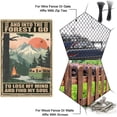 Camping Theme Metal Tin Sign Vintage Campfire Forest Retro Metal Poster ...
