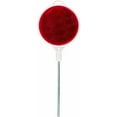 (4 pack) Blazer 36" Red Reflective Driveway Marker with Metal Post (1 ...
