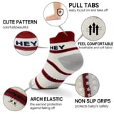 Kids Non Slip Socks Grip Ankle Sticky Toddler Socks 12 Pairs for 1-3/3 ...