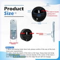 Puck Locks for Trailers Keyed Alike Hidden Shackle Padlocks Heavy Duty ...
