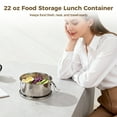 4 PCS Stainless Steel Bento Box, 22 oz Leakproof Food Containers with ...