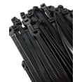 NiftyPlaza 12 Inch Cable Zip Ties, 100 Pack, 75 lbs Tensile Strength ...