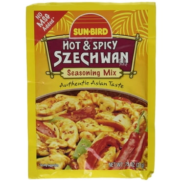 Sun?Bird Hot & Spicy Szechwan Seasoning Mix, Asian Dry Spices, Salt, 0. ...