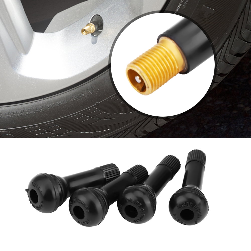 TOPINCN Valve Stem, Rubber Tire Valve Stem, 4Pcs Rubber TR414 Car Wheel ...