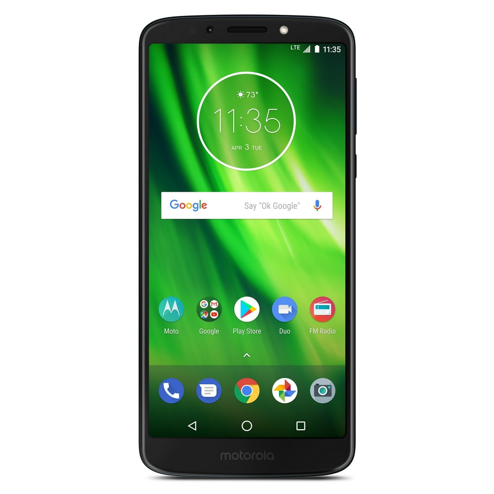 Boost Mobile Motorola Moto G6 Play 16GB Prepaid Smartphone, Black ...