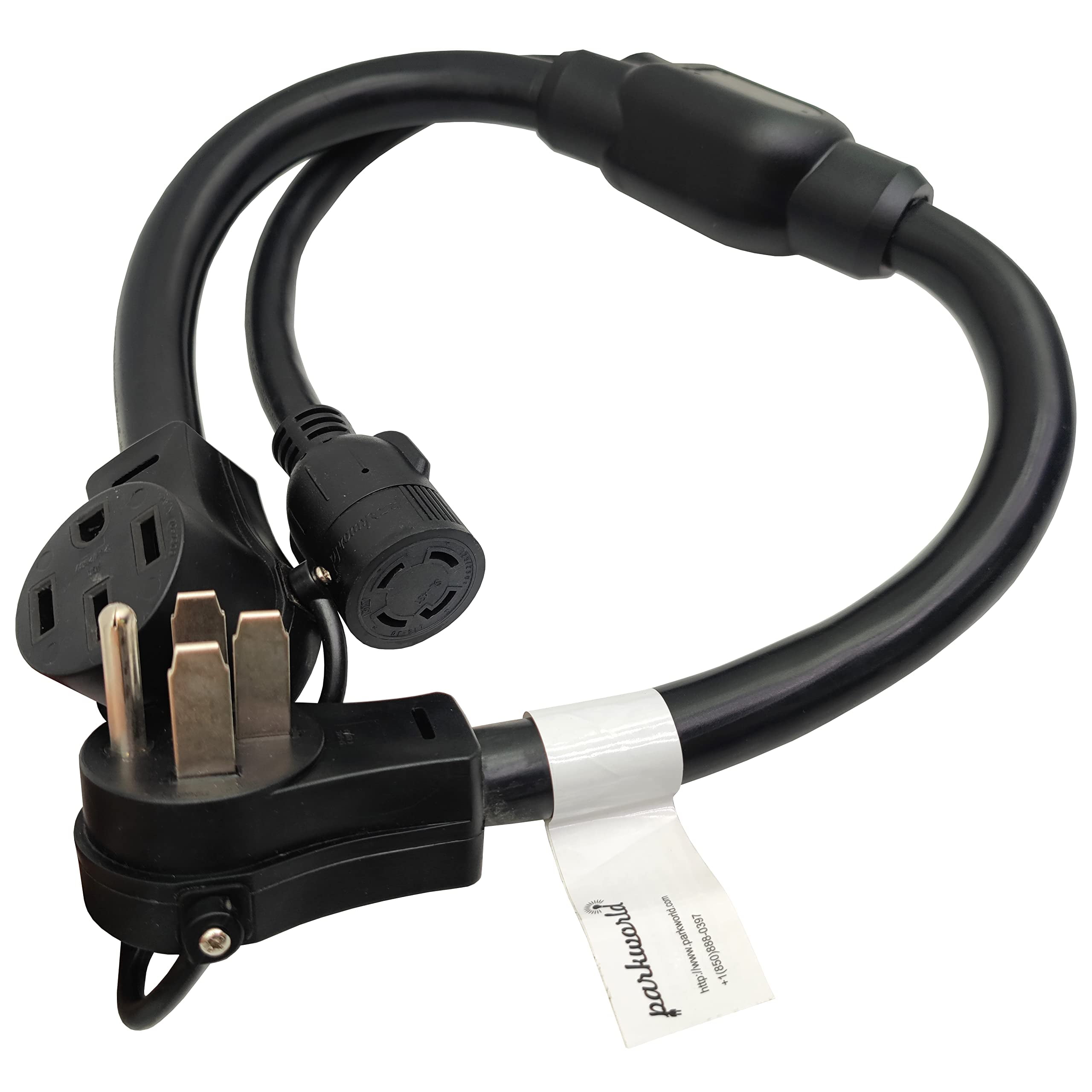 Parkworld 64231 NEMA 14-50P to L14-30R & 14-50R Splitter for 4-Prong RV ...