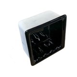 Recessed Soap Dish - Foot Rest Niche - Porcelain - Approx 6x6 - Black ...