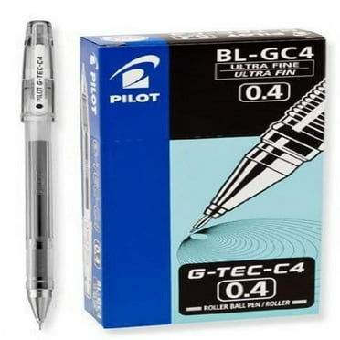 Pilot G-TEC-C Ultra Gel Ink Stick Pen, Blue Ink, .4mm, Dozen - Walmart.com