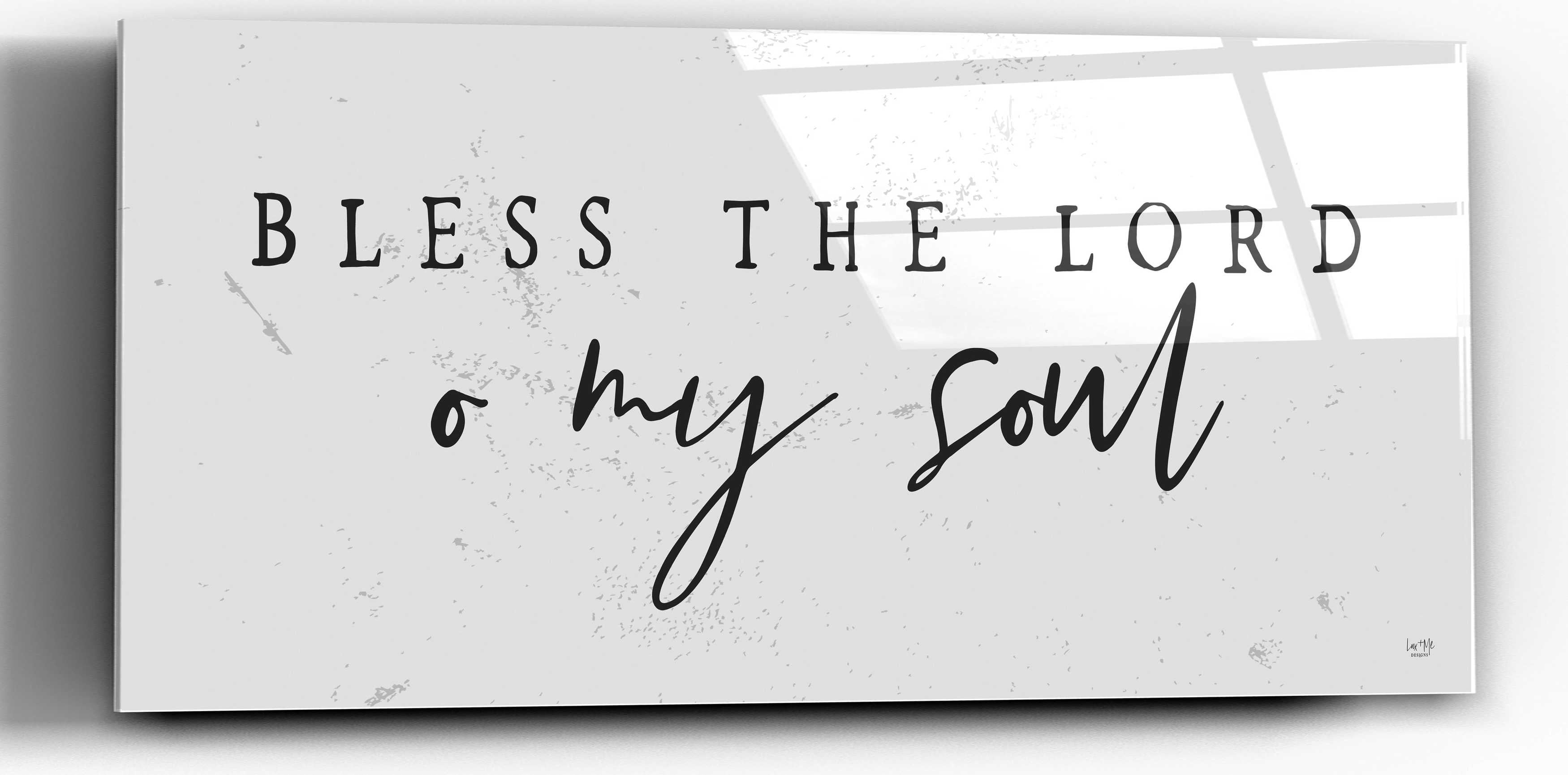 Epic Art 'Bless the Lord' by Lux + Me, Acrylic Glass Wall Art, 48"x24 ...