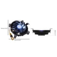 E86 CPU Quiet PWM Cooling Fan Heatpipe Ultra Thin CPU Air 1U Server ...