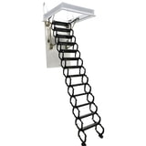 Techtongda Black Loft Wall Ladder Stairs Retractable Attic Folding ...
