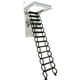 Techtongda Black Loft Wall Ladder Stairs Retractable Attic Folding ...