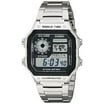 Casio Digital World Time WR100M AE-1200WHD-1AVDF AE-1200WHD-1AV Men's Watch - Walmart.com