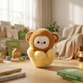 Cutie Pie Lion-Capybara Hybrid Plush, Adorable Cuddle Friend Stuffed ...
