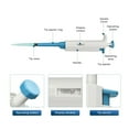 5ul:5000ul Single Channel Fixed Range MicroPipette Lab Transfer Pipette ...