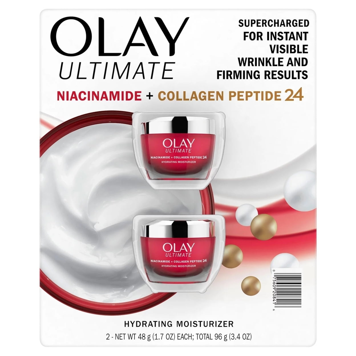 Olay Ultimate Niacinamide + Collagen Hydrating Moisturizer, 1.7 Ounce (2 Pack) - Walmart.com