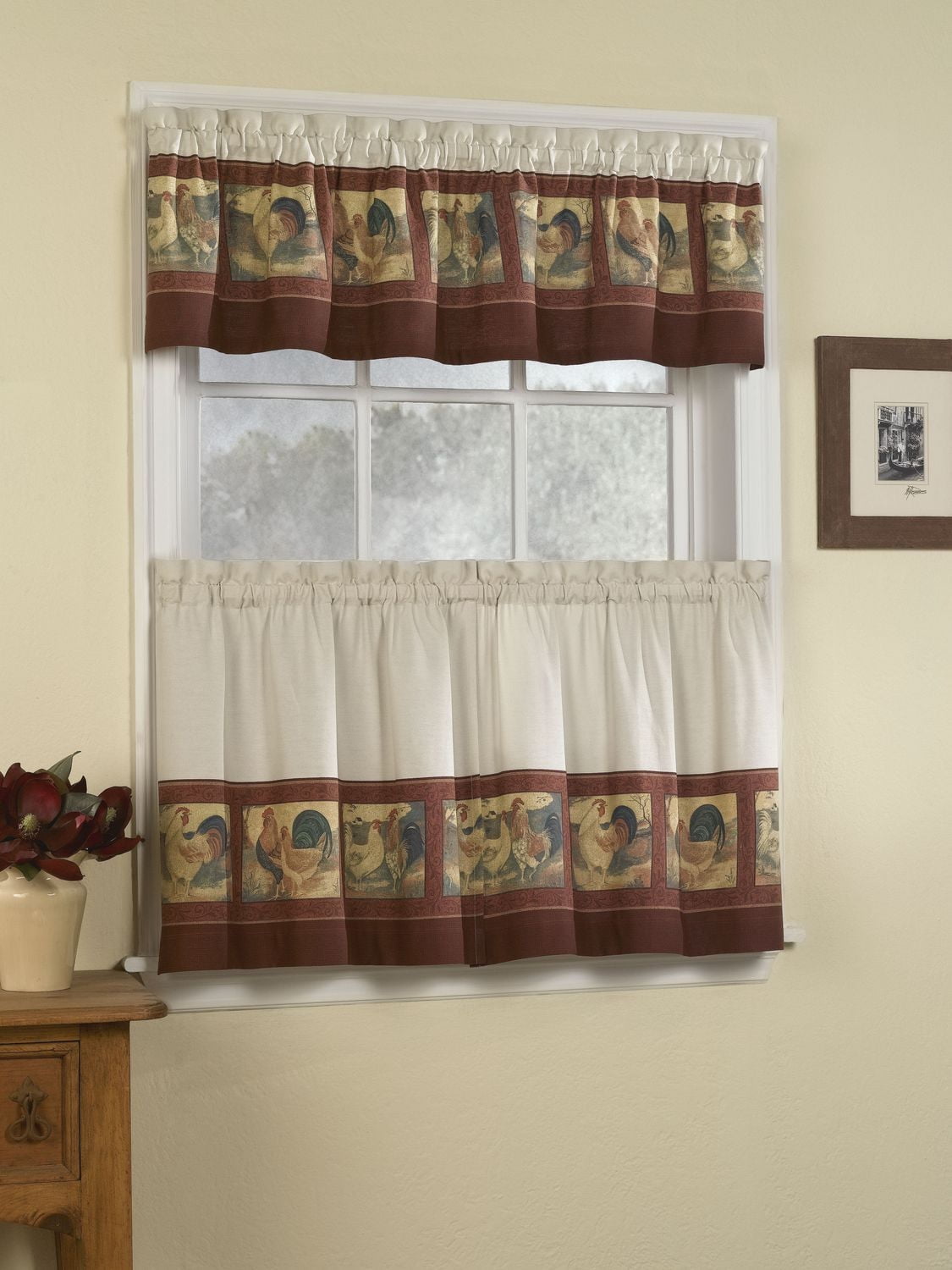 918 Rooster Valance/Tier Set - Walmart.ca