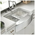 Eviva VIrgo 33" x 21" Stainless Steel Apron Farmhouse Double Kitchen ...