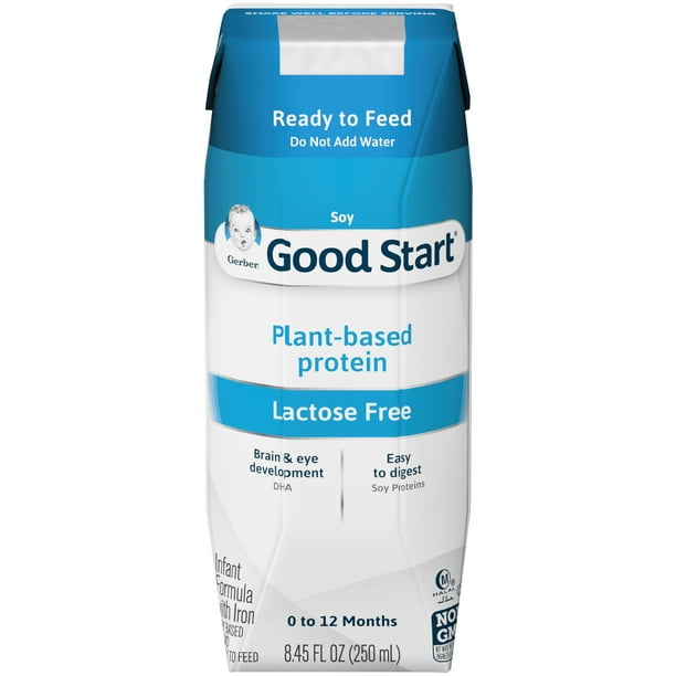(Pack of 4) Gerber Good Start Soy Non-GMO Ready to Feed Liquid Infant ...