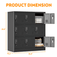 Employee Locker Organizer, Multiple Doors Metal Storage Locker For ...