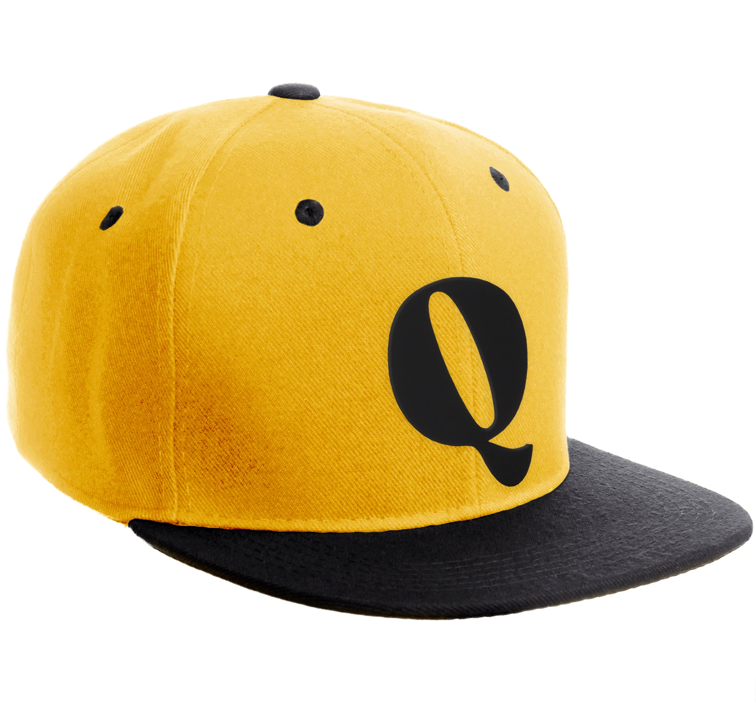 Daxton Classic Snapback Hat 3D Capital Alphabet Letters Flat Bill Visor ...