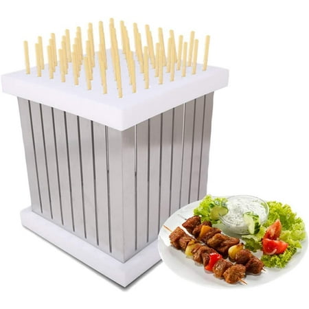 Kebab Maker Box 64 Holes Stainless Steel Rapid Wear Meat Skewer Machine ...