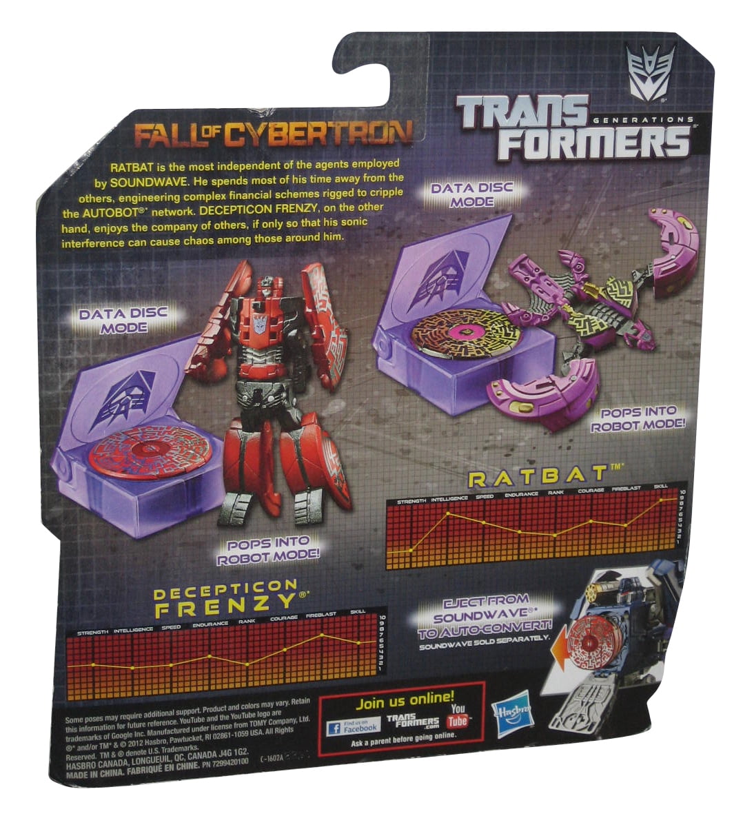 Transformers Fall Of Cybertron Ratbat