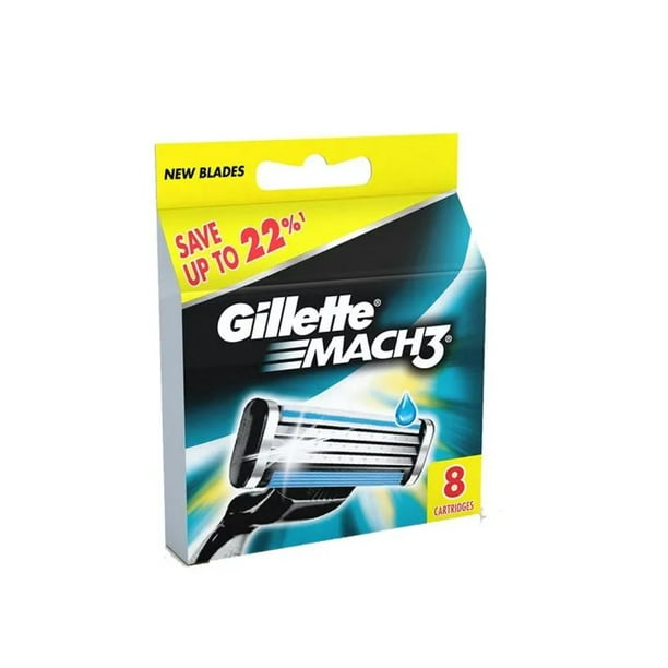 Gillette Mach3 Refill Blade Cartridges for Men, 8 ct - Walmart.com