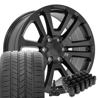 OE Wheels CV76 20 Inch Rims and Tires Fit Tahoe Style 6x139.7 20x9 ...