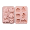 2Pcs Halloween Silicone Molds, Halloween Ice Molds, Halloween Chocolate ...