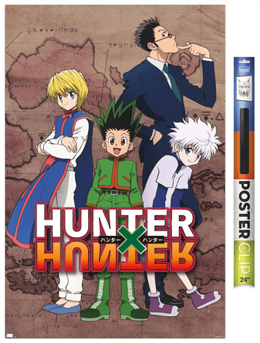 Hunter X Hunter - Map Wall Poster, 22.375" x 34" - Walmart.com